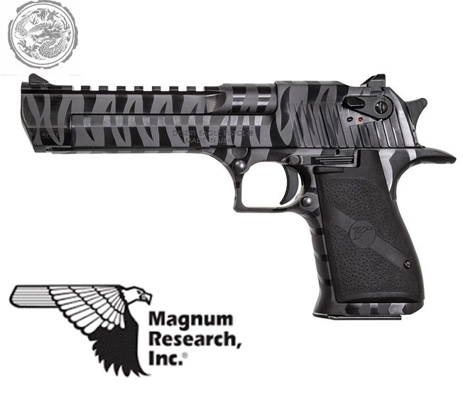 MAGNUM RESEARCH Desert Eagle 50 AE, Black w/ Tiger Stripes » Tenda Canada