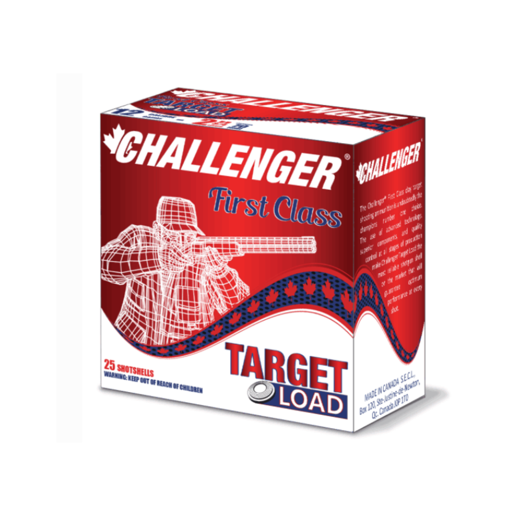 Challenger Target Loads 12 Ga 2-3/4" #7.5 Box of 25 » Tenda Canada