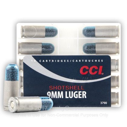 CCI Shotshell 9mm Luger 53Gr #12 Shot Box of 10 » Tenda Canada