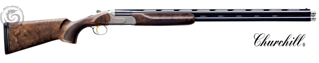 Churchill 206 Super Short O/U Shotgun 12Ga, 3", 12.5" Select Walnut ...