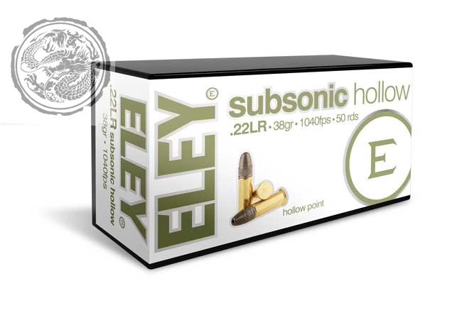 Eley Subsonic 22LR 38 gr HP Box of 50 Rounds | Buy in Canada | Gotenda