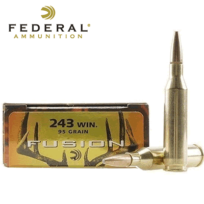 Federal Fusion Rifle 243 Win Fusion 95Gr, 20/BOX » Tenda Canada