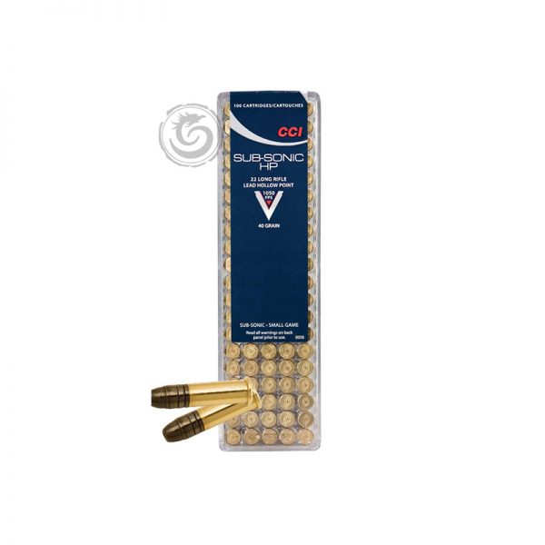 CCI Subsonic 22 LR 40 Gr LHP Box of 100 » Tenda Canada