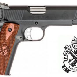 Springfield Armory 1911-A1 45 ACP Parkerized, Trijicon Night Sights ...