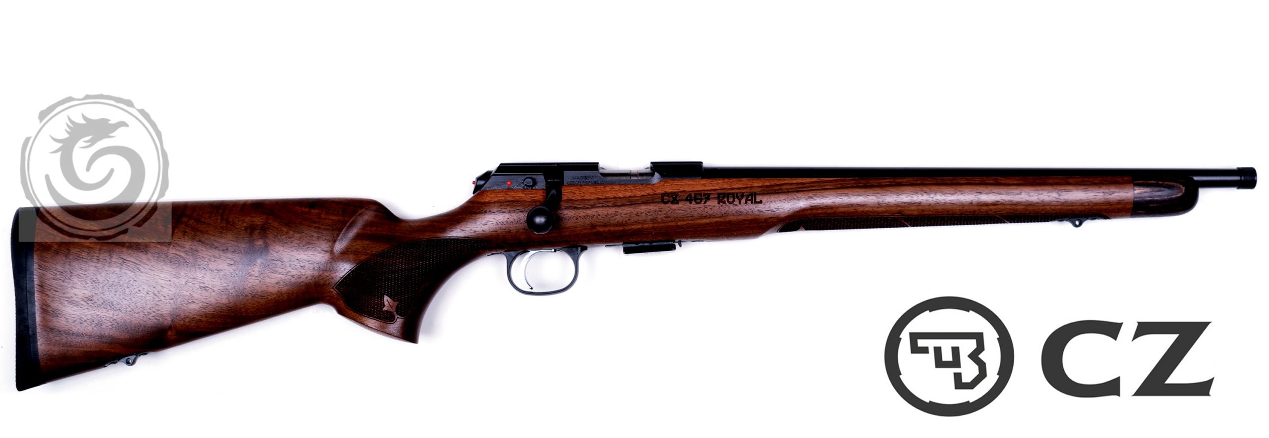 CZ 457 Royal 22 LR 16" Barrel Rifle Walnut European-style Stock » Tenda ...
