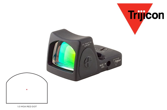 Trijicon RM09 RMR Type 2 Adjustable LED Reflex Sight (1.0 MOA Red Dot ...