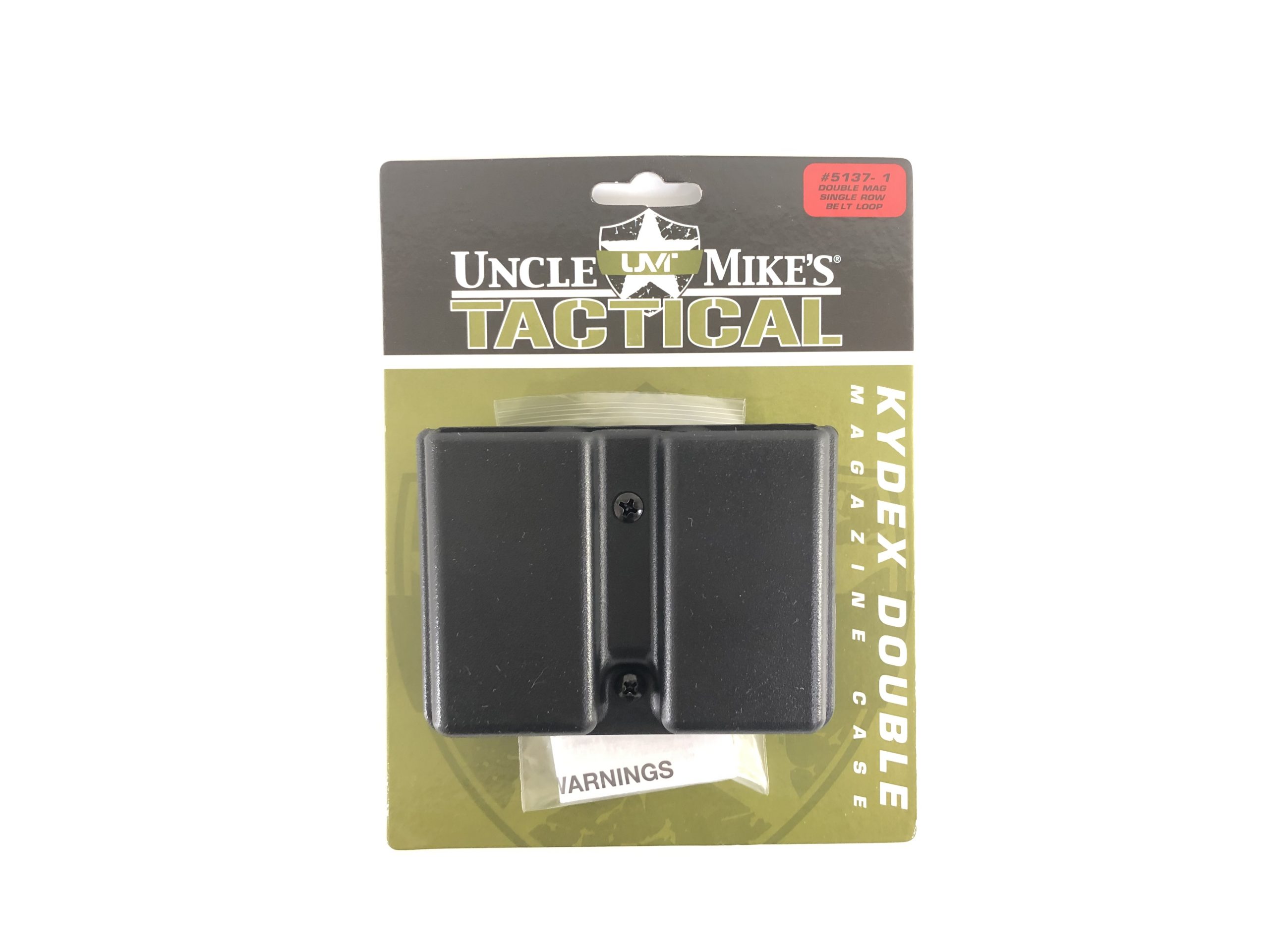 UNCLE MIKE'S KYDEX SINGLE STACK DOUBLE MAG CASE 51371 » Tenda Canada
