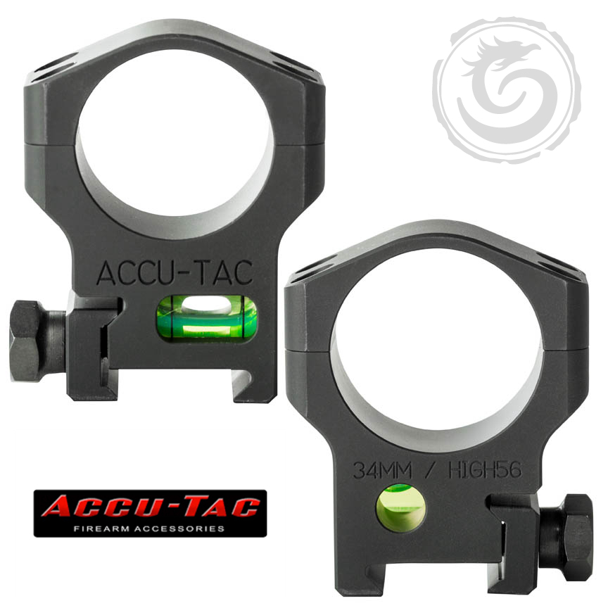 Accu-Tac 34mm Scope Rings With Level » Tenda Canada