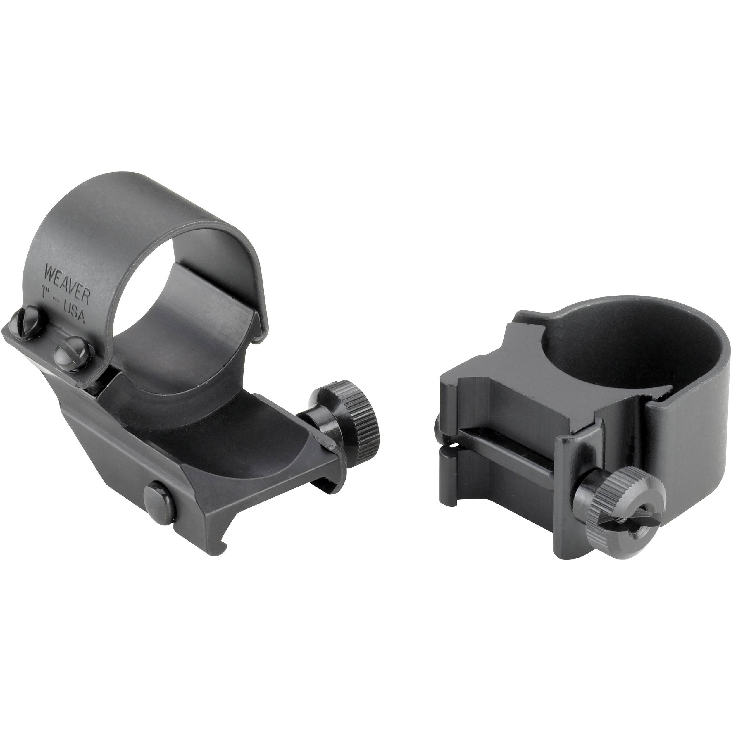 Weaver 30mm Detachable Top-Mount Extension Rings Low Black Matte 49150 ...