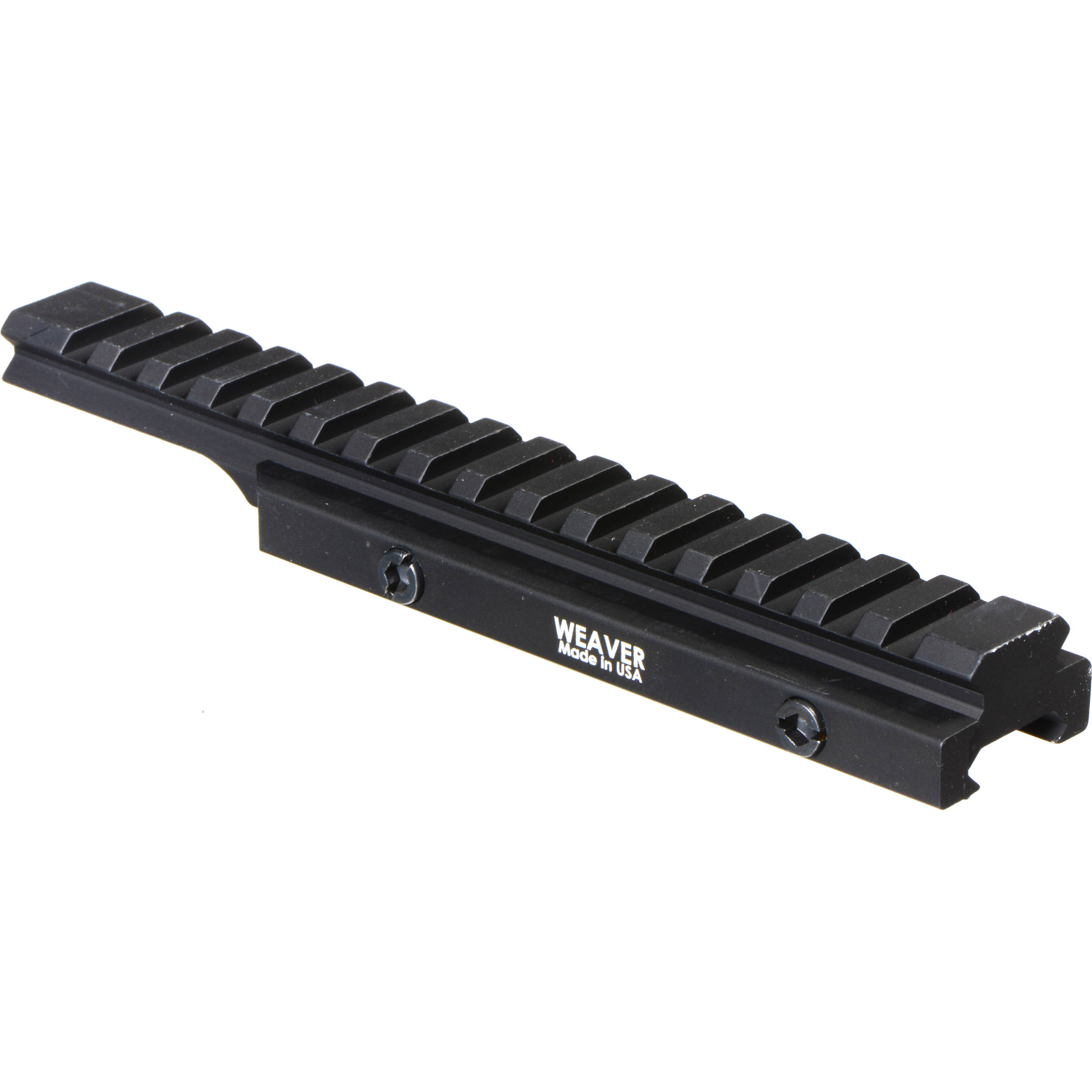 Weaver Flat Top Riser Rail (20 MOA Canting, Matte Black) » Tenda Canada