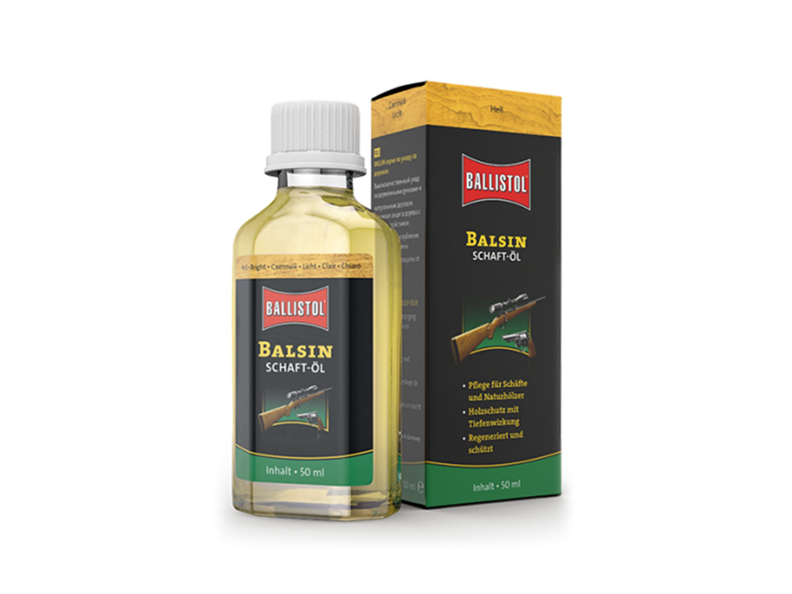 BALLISTOL Gun Stock Oil Bright 50ml » Tenda Canada