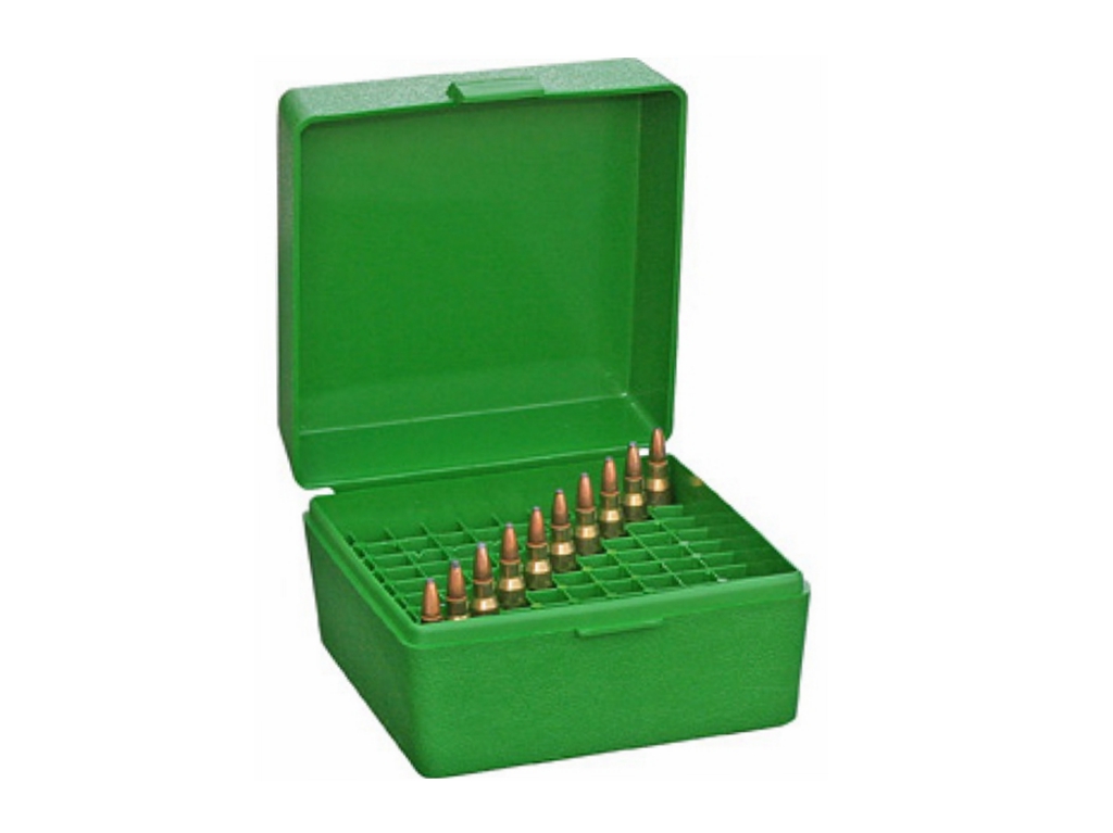 MTM Case-gard 100 Round Flip Top Ammo Box- SMALL RIFLE » Tenda Canada