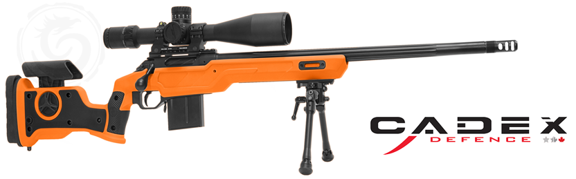 CADEX CDX-R7 Sheepdog Evo M-LOK 338 Lapua 27" Hybrid Orange Black ...