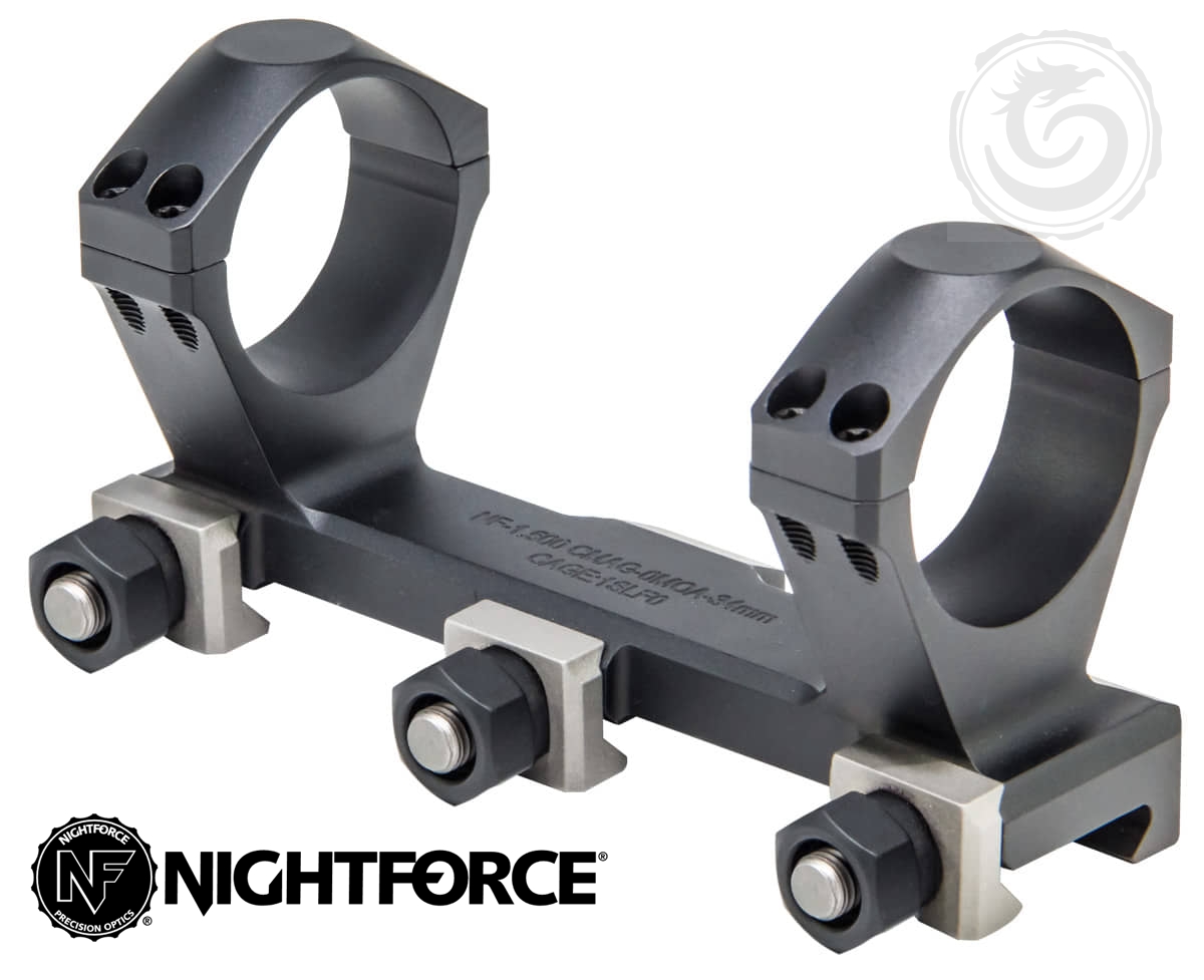 Nightforce X-treme Duty UltraLite Unimount 1.5" COMPACT MAG 0 MOA 34mm ...