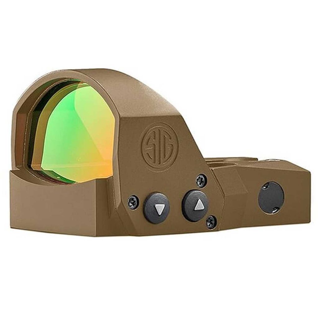 Sig Sauer Romeo1 Pro 1x30 Reflex Sight 6 MOA Red Dot Reticle FDE ...