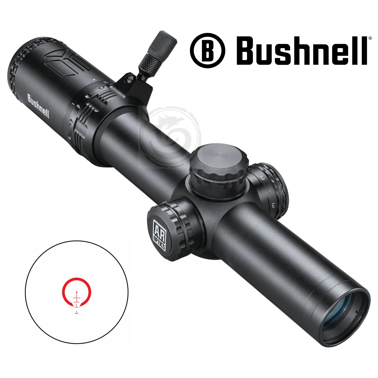 Bushnell AR Optics 1-8x24mm Scope with Illuminated BTR1 Reticle » Tenda ...