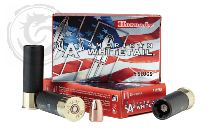 Hornady American Whitetail 12 Ga, 2-3/4" 325 Gr InterLock HP Sabot Slug ...