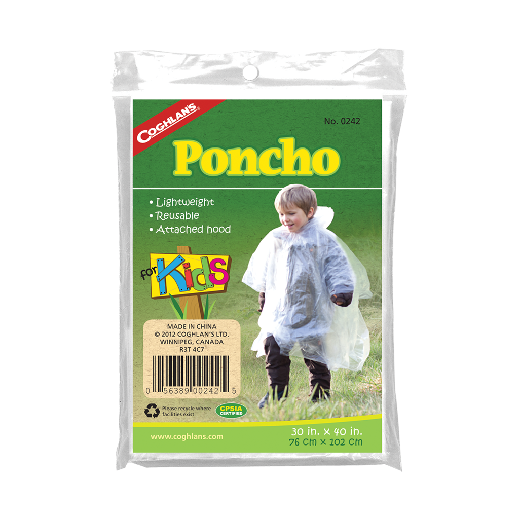 Coghlan's KIDS PONCHO CLEAR » Tenda Canada