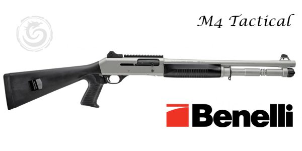 Benelli M4 Tactical Shotgun 12Ga Titanium Cerakote H2O » Tenda Canada