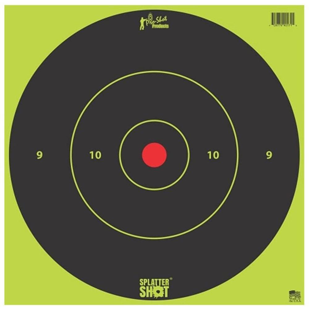 Pro-Shot 12" SplatterShot ® Green Bullseye Heavy Tag Paper- 5 Pack- 12B ...