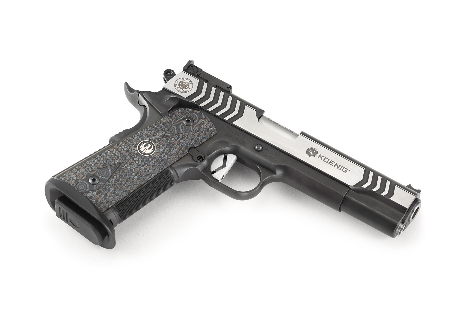 RUGER SR1911 KOENIG ULTIMATE CHAMP 9MM COMPETITION PISTOL - 6766 ...