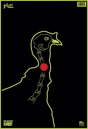 Pro-Shot 12" x 18" SplatterShot® TURKEY PRE-HUNT Pattern Target - 8 ...
