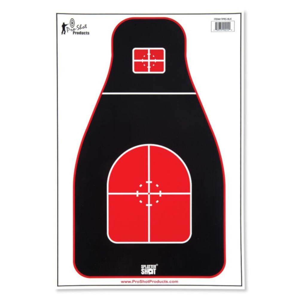 Pro-Shot 12" X 18" SplatterShot® Tactical Precision Target Pistol/Rifle ...