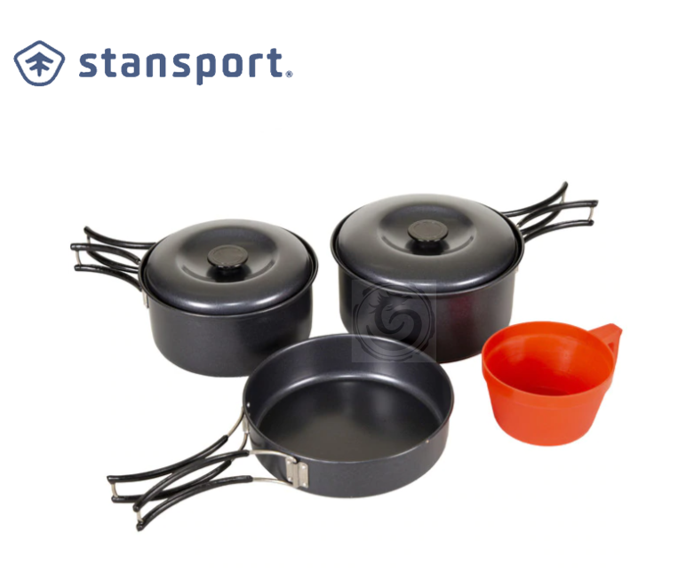 STANSPORT BLACK GRANITE COOK SET 1 PERSON » Tenda Canada