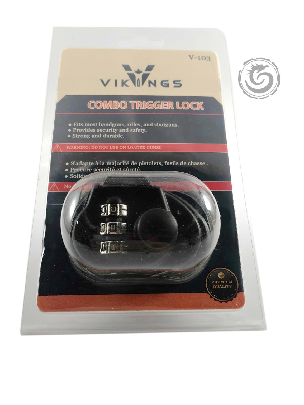 Vikings Flat Bottom Combination Trigger Lock - V103 » Tenda Canada