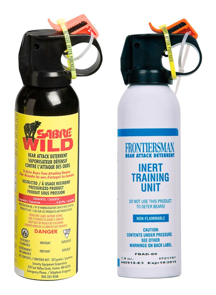 SABRE Wild Bear Spray (225 ml) + Practice Cannister Combo » Tenda Canada