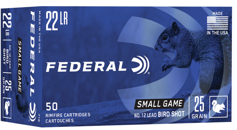 Federal Small Game 22LR Bird Shot 25Gr, 50/Box » Tenda Canada