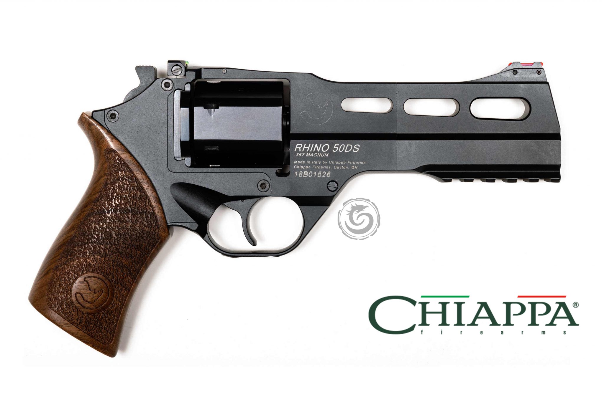 Chiappa Rhino 50DS 357 Mag 5" Black Finish Wood Grips Adj. Sights | Buy ...