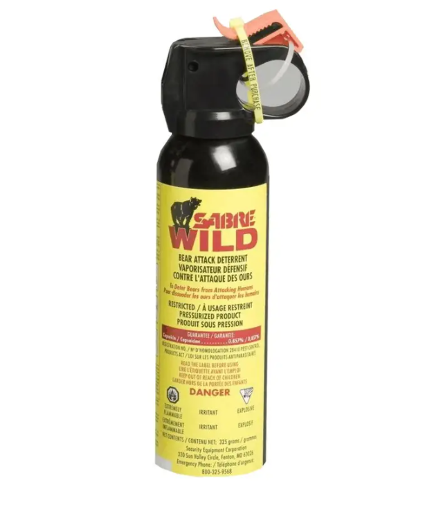 Sabre Wild Bear Spray (225g, SBAD-01) » Tenda Canada