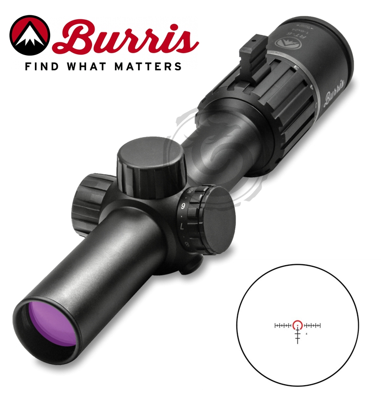 Burris Optics 1-6x24 RT-6 Riflescope Illuminated Ballistic AR Reticle ...
