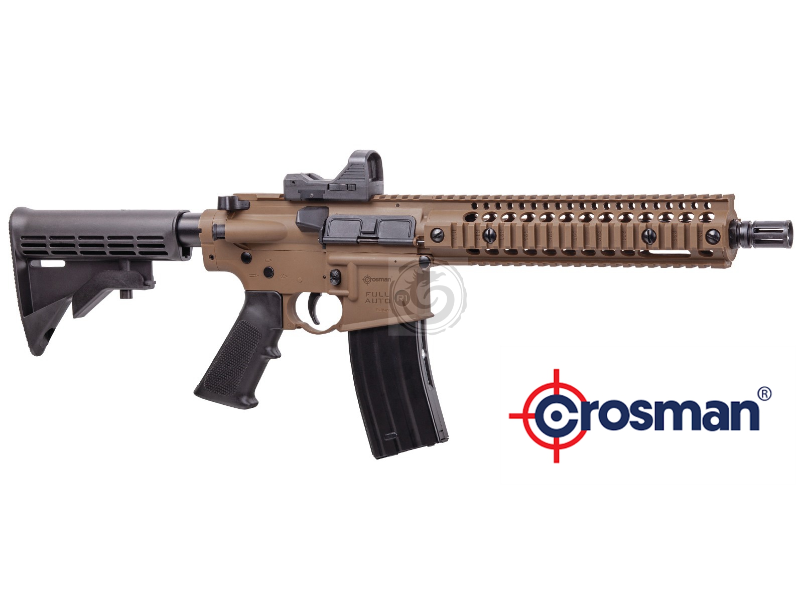 Crosman R1 Special Edition Air Rifle BB Full Auto R1 With Red Dot Sight ...