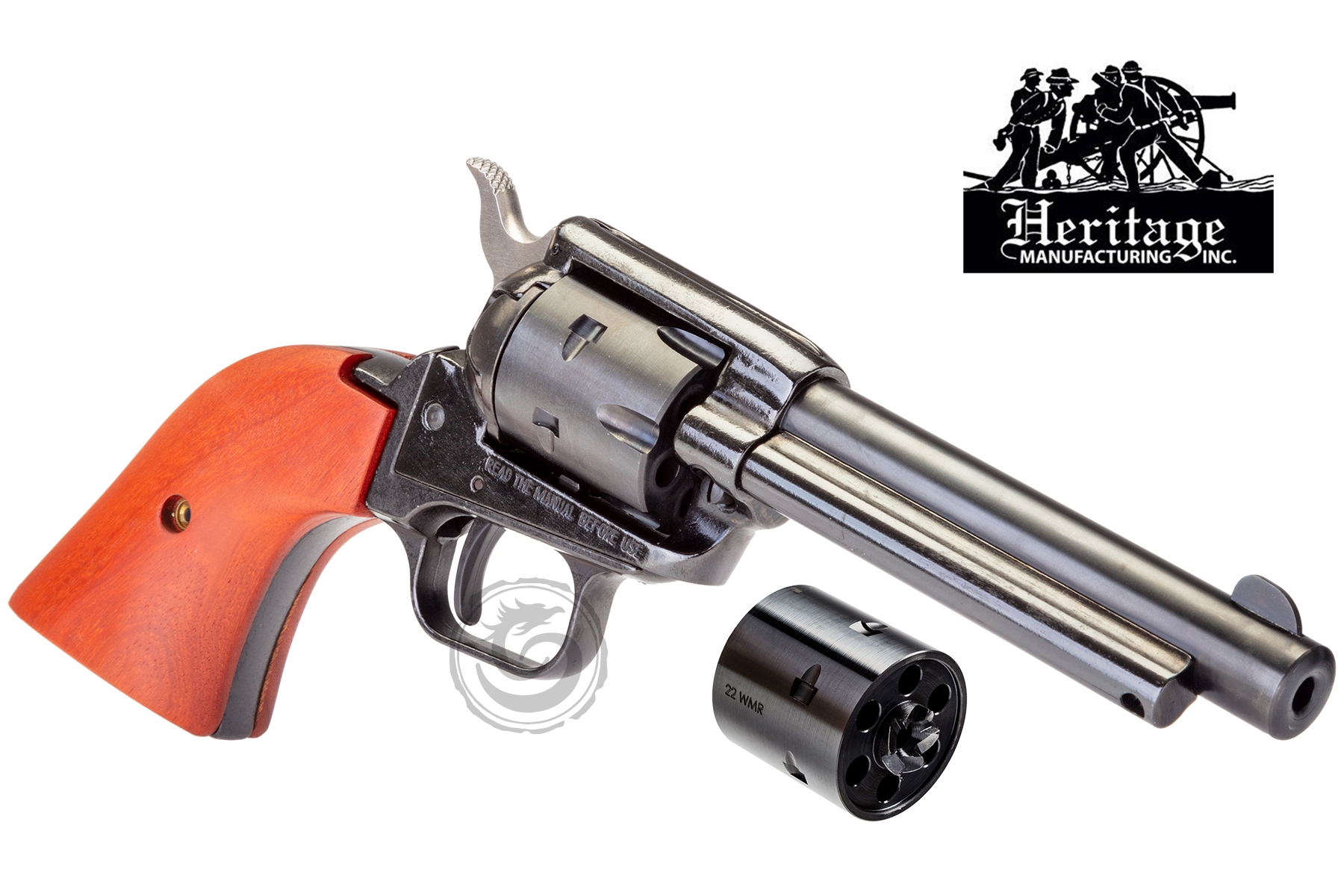 Heritage Rough Rider 22LR/22MAG 4.75" Barrel Cocobolo wood grip » Tenda ...