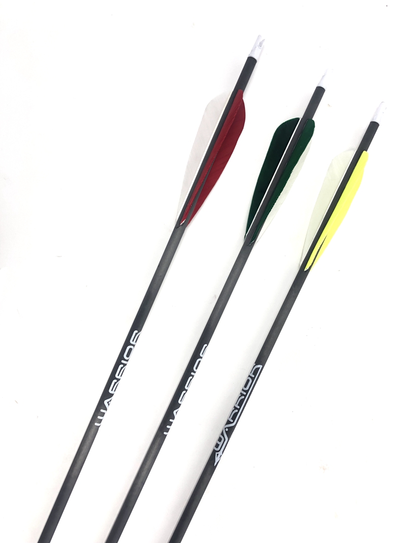 GOLD TIP WARRIOR ARROW 600 4" FEATHERS BLACK PACK OF 4 » Tenda Canada