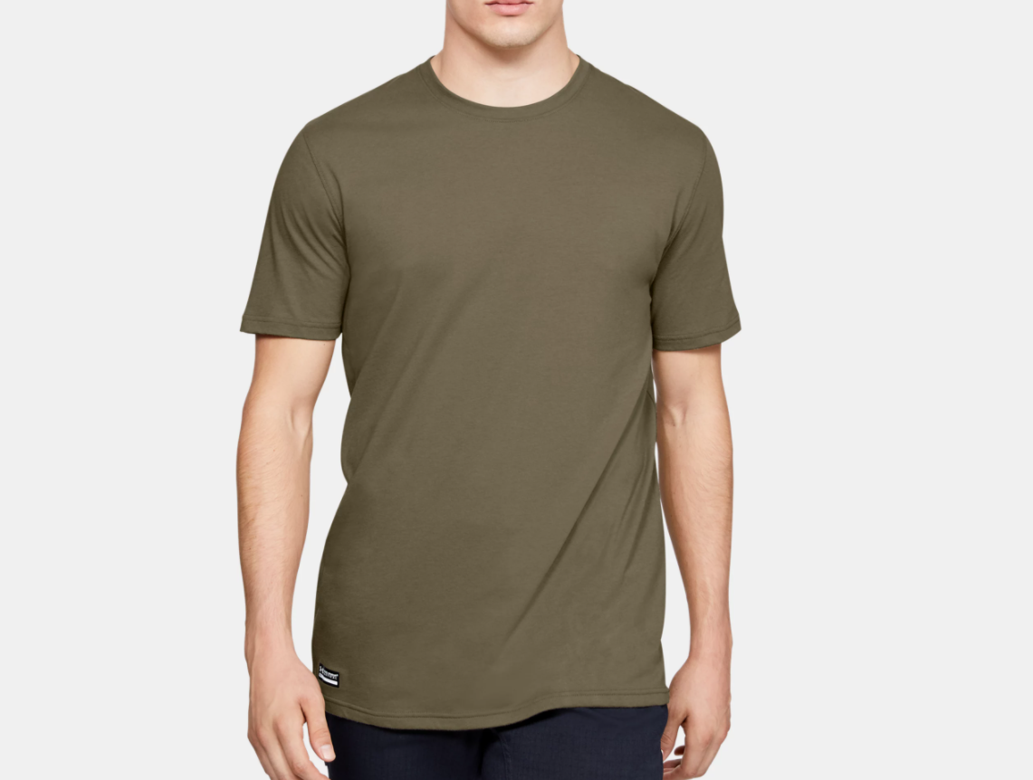 Under Armour Men's UA Tactical Cotton T-Shirt-Federal Tan » Tenda Canada