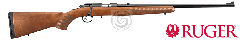 Ruger American 22LR 22" Satin Blued Wood Rifle » Tenda Canada