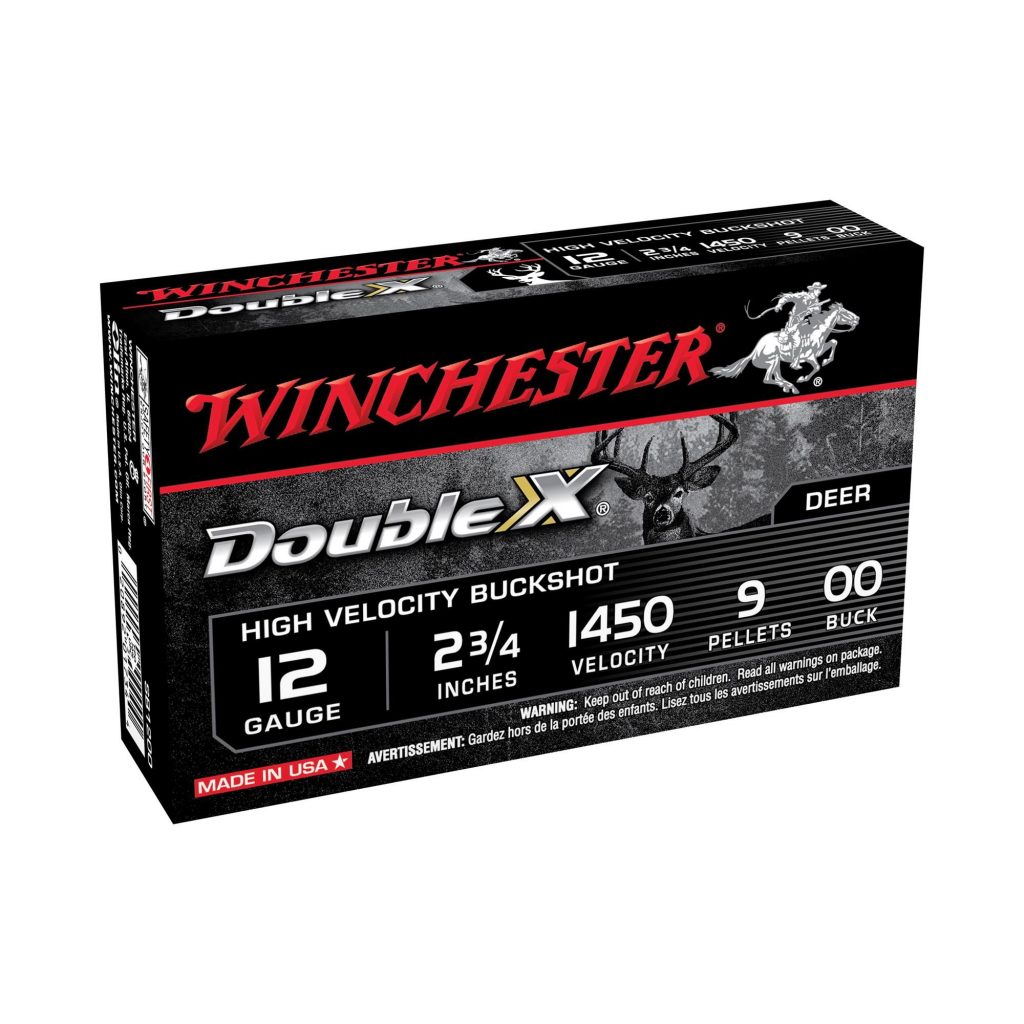 Winchester Double X Buckshot 12 Ga 2-3/4" 00-Buck Box of 5 » Tenda Canada