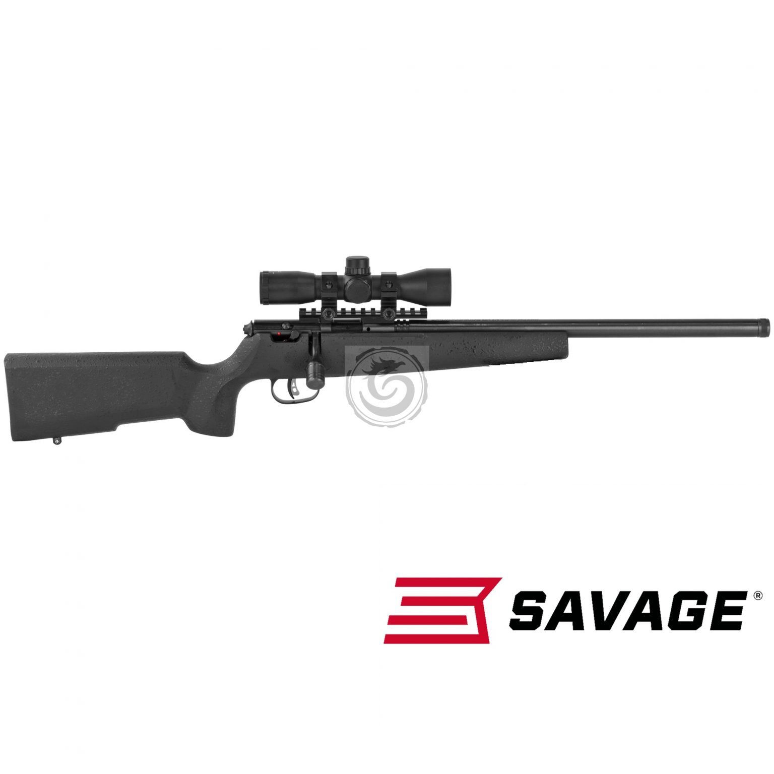Savage Rascal Target Rifle 22LR Heavy Barrel Precision Stock w/Scope ...