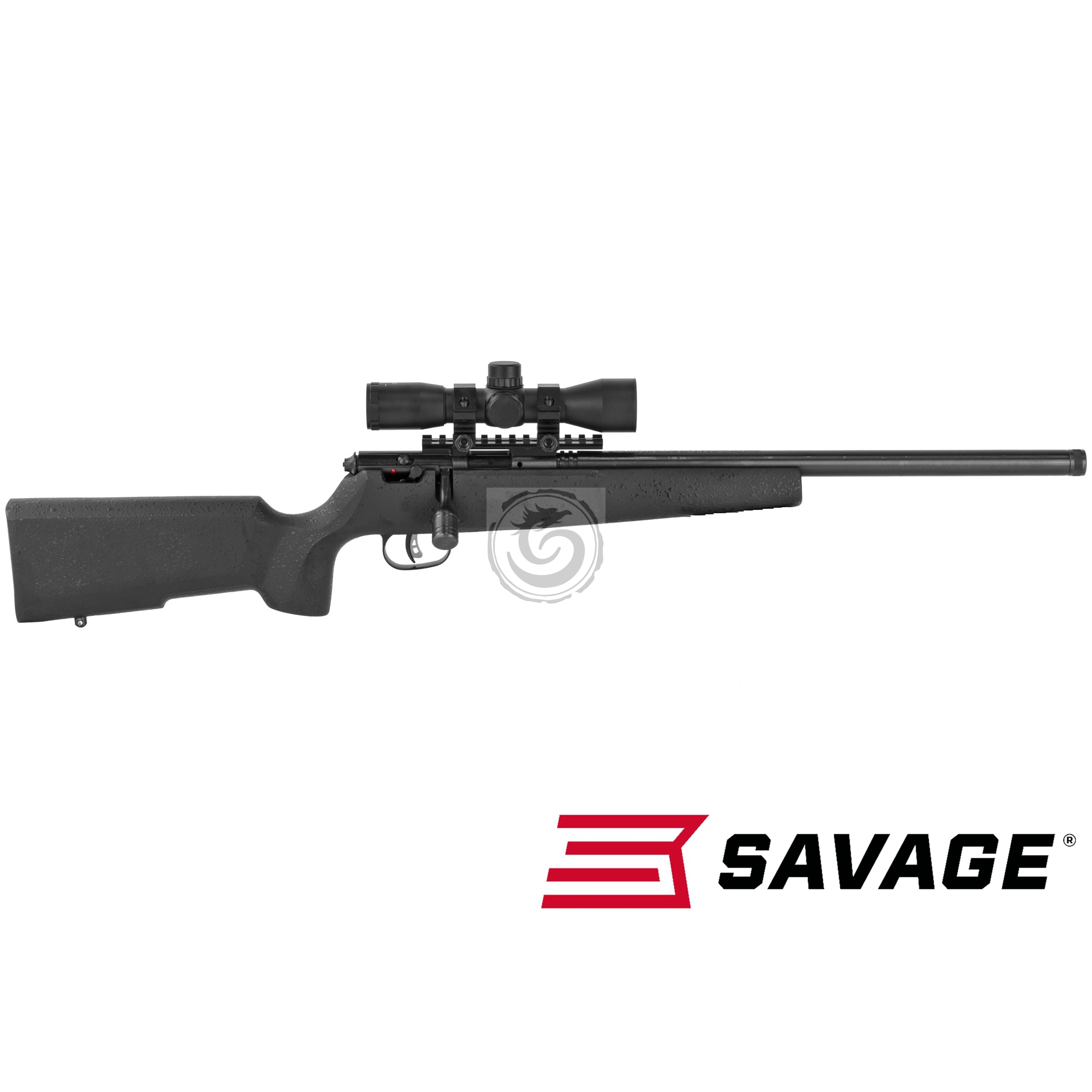 Savage Rascal Target Rifle 22LR Heavy Barrel Precision Stock w/Scope ...