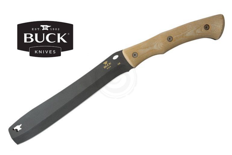 Buck Knives 108 Compadre Froe Cerakote 5160 Fixed Blade Knife W/Sheath ...