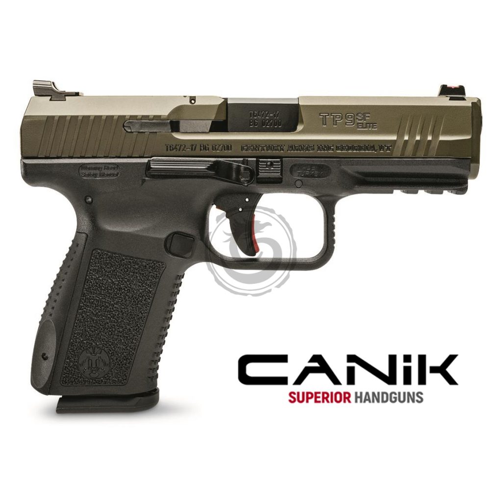 Canik SF Elite 9mm Pistol 4.19" Barrel-OD Green HG4190G-N » Tenda Canada