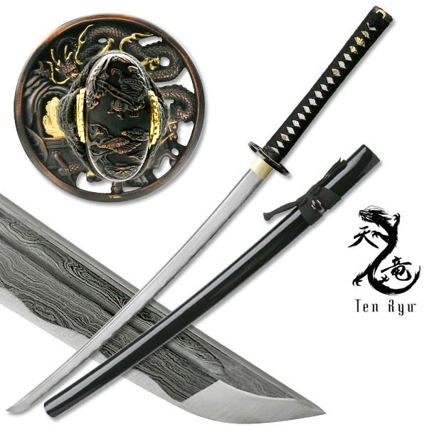 TEN RYU HAND FORGED SAMURAI SWORD 40" OVERALL » Tenda Canada