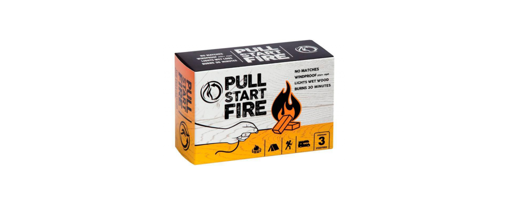 Pull Start Fire Fire Starters Pack of 3 » Tenda Canada