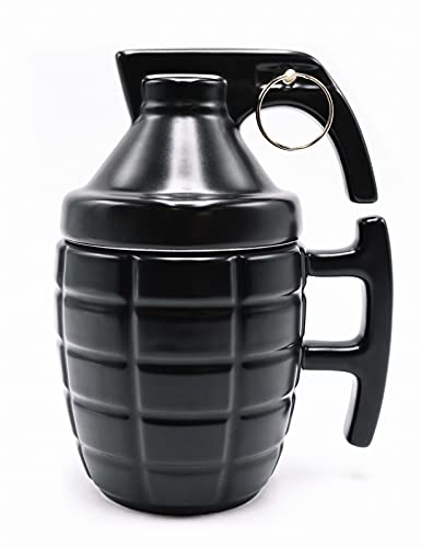 Caliber Gourmet - Grenade Shaped Mug With Lid-280ml » Tenda Canada