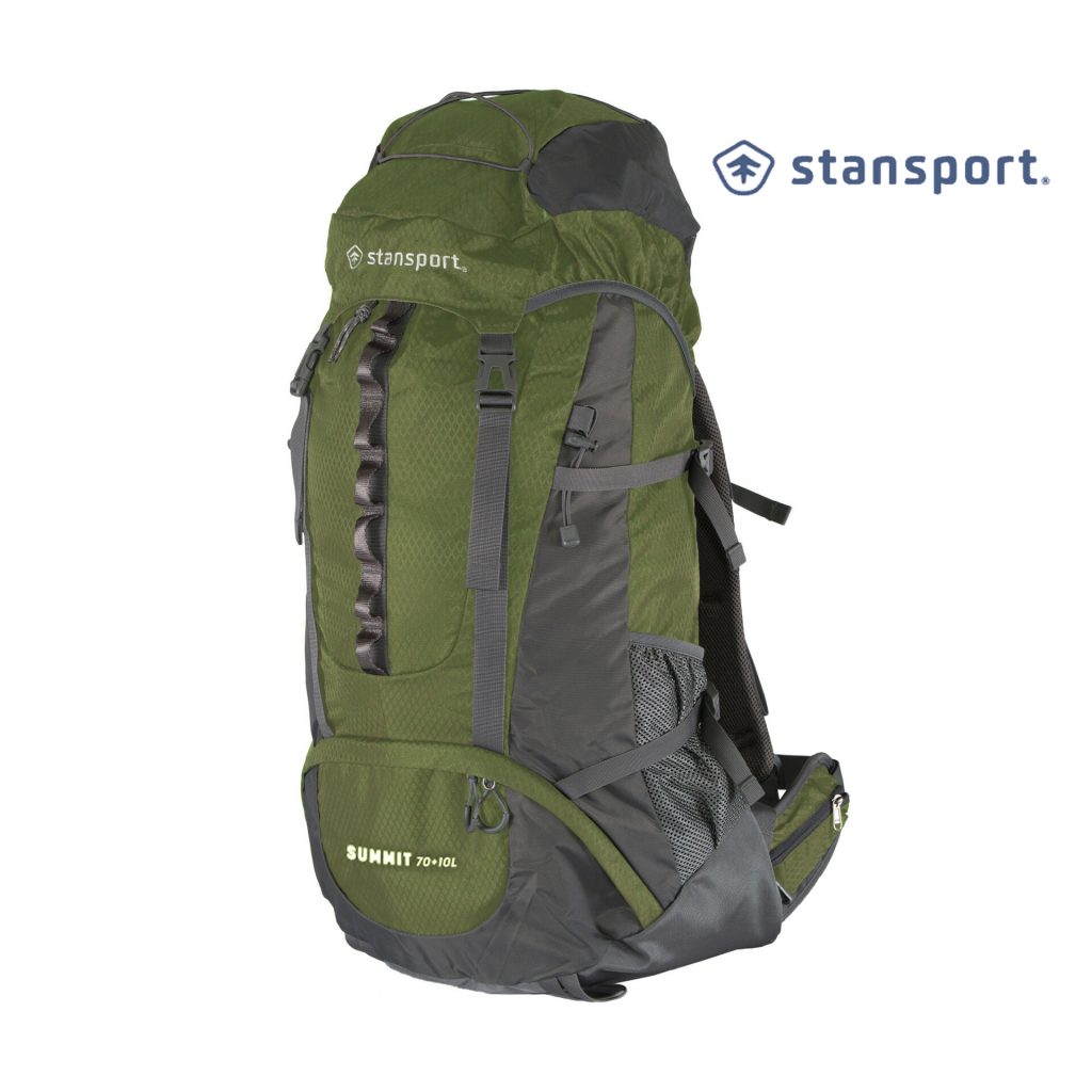 STANSPORT 70 + 10 LITER ADJUSTABLE SUSPENSION FRAME PACK-OLIVE » Tenda ...