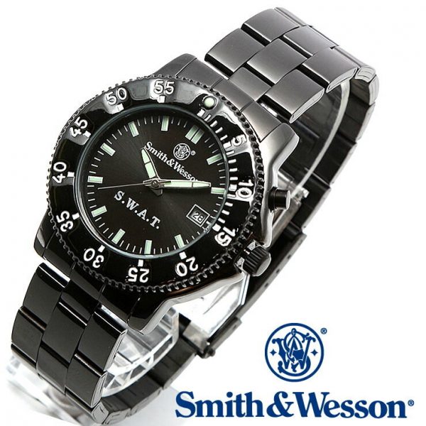 SMITH & WESSON METAL SWAT WATCH – BACK GLOW | Buy in Canada | Gotenda