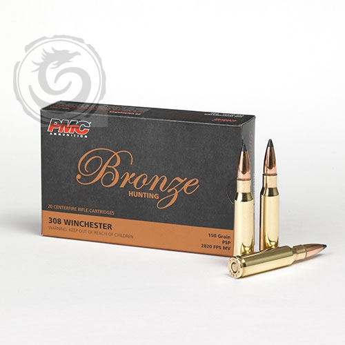 PMC Bronze 308 Win 150 Gr SP Ammunition Box of 20 » Tenda Canada